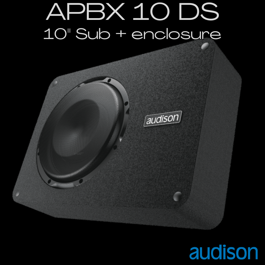 Audison APBX 10 DS 10 inch subwoofer enclosure – rapid-radio