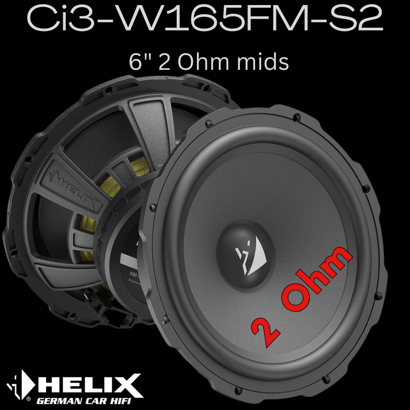 Helix Ci3 W165FM-S2 2 Ohm mids – rapid-radio