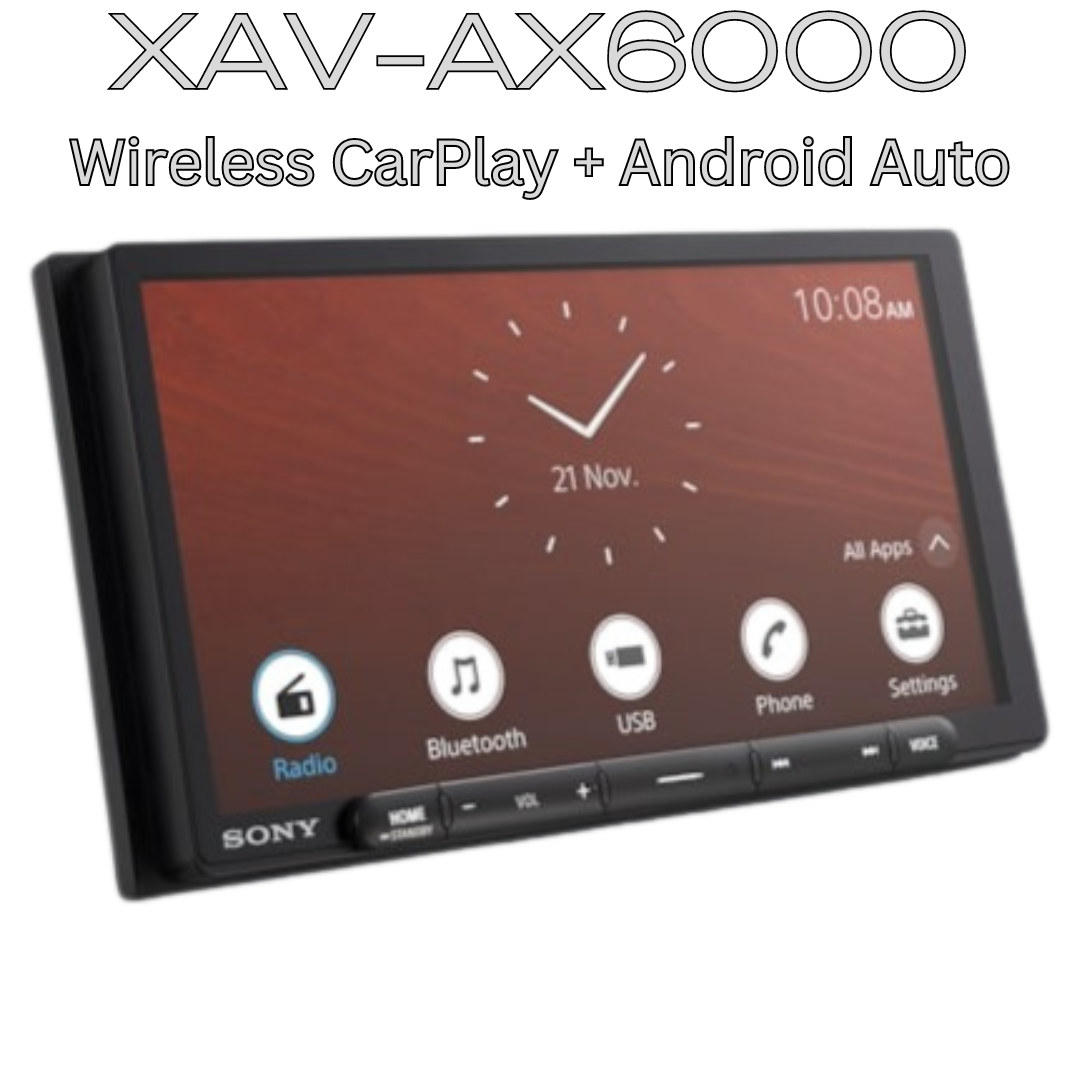 Sony XAV-AX6000 Wireless CarPlay/AndroidAuto – rapid-radio