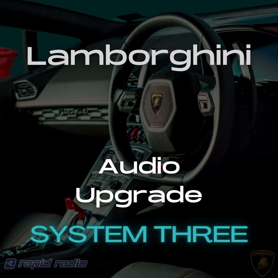 Lamborghini Audio Uprade SYSTEM THREE – rapid-radio